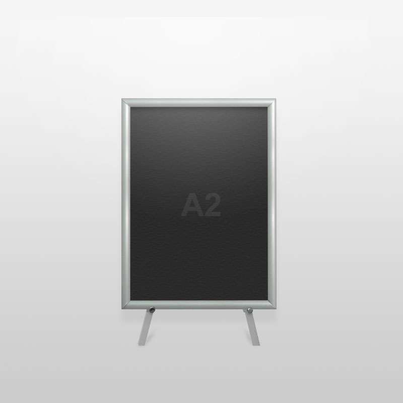 Table Chalkboard Stand | 70cm Easel & A3 or A2 Click Frame | Display ...